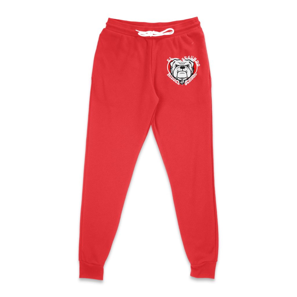 Heart Bulldog Sweatpants - Mychal's Printing & Embroidery
